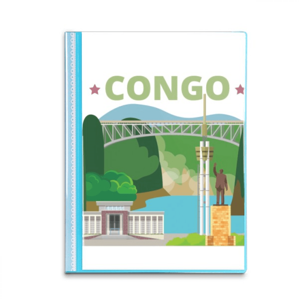 City Statue Building Congo Book Sheet Protectors Portfolio Binder ...