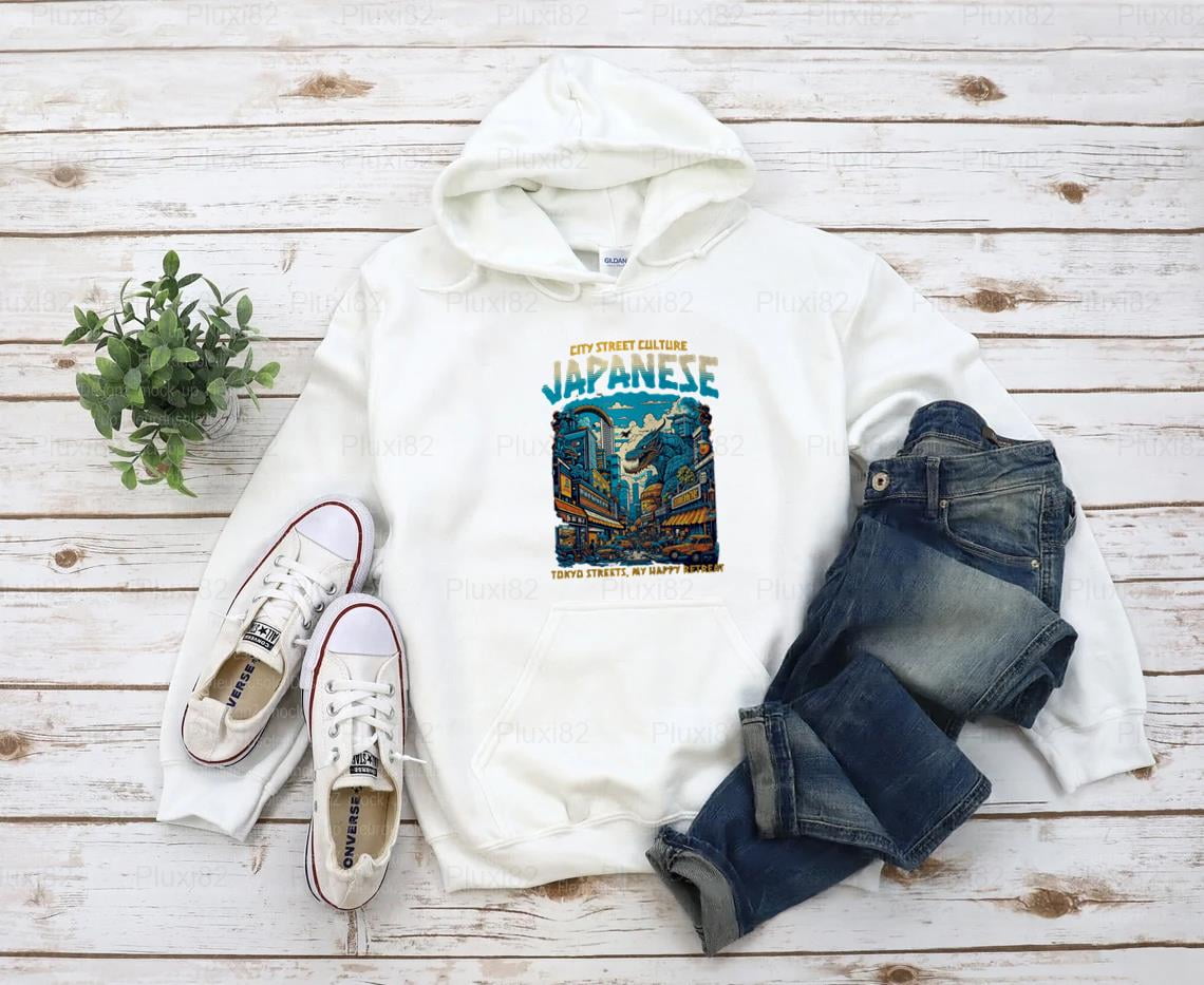 City Street Culture T-shirt, Sweatshirt, Hoodie with Japanese Urban ...