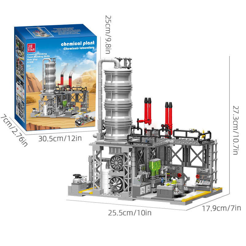 City Street View Building Blocks Natural Gas Storage Center Laboratory ...