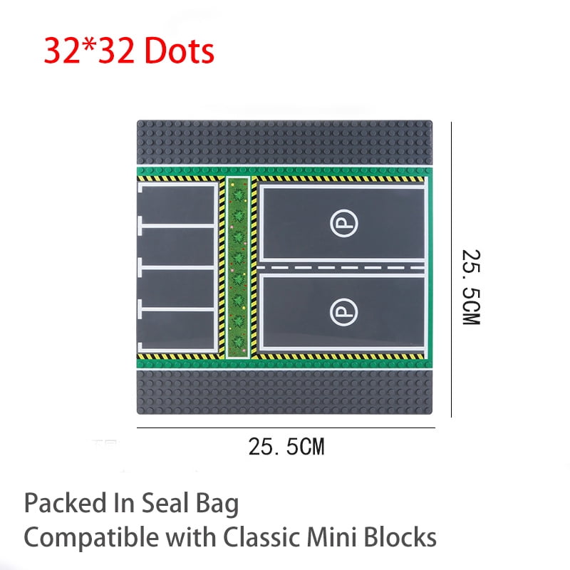 City Street View Road BasePlate Building Blocks 32*32 Dots Blocks DIY ...