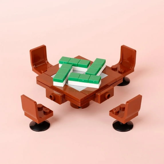 City Street View Scene Building Blocks Furniture Supermarket Cinema ...