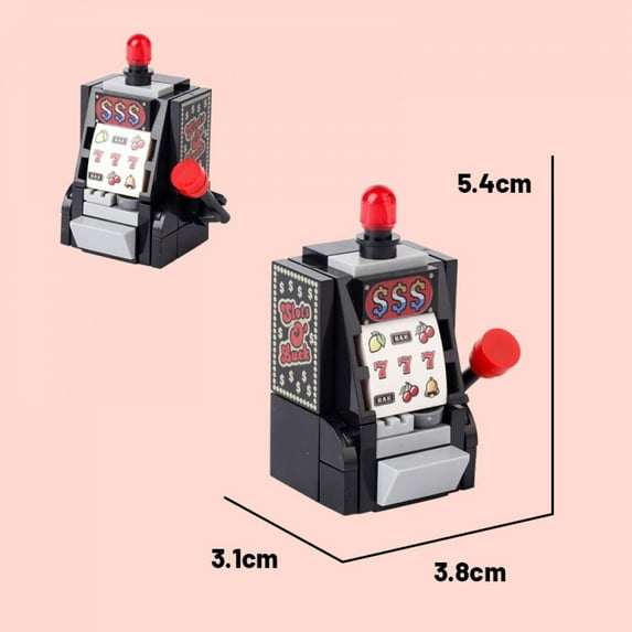 City Street View Scene Building Blocks Furniture Supermarket Cinema ...