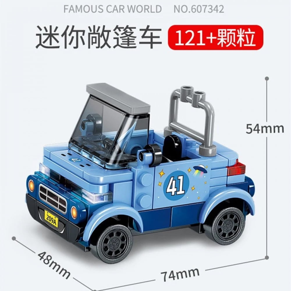 City Super Racer Car F1 Speed Champions Racing Model Building Blocks ...