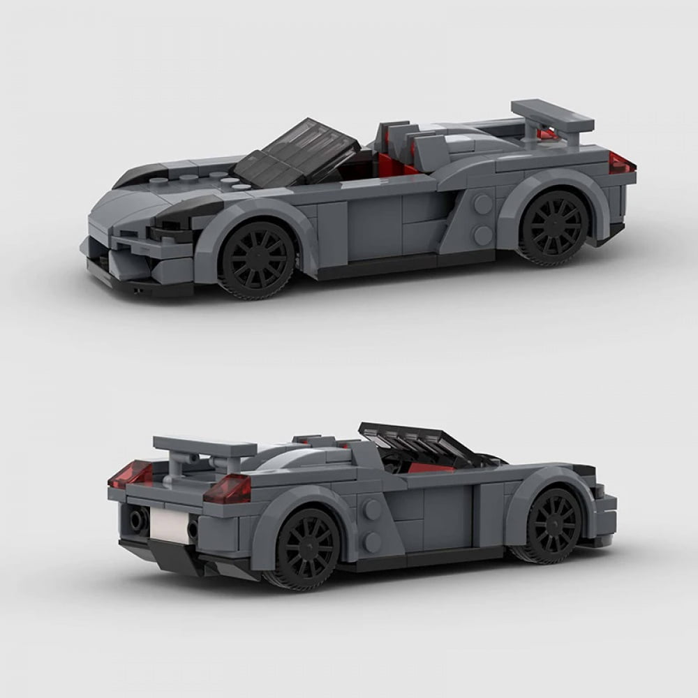 City Technical Speed Champion Sports Car Building Blocks Racing Road ...