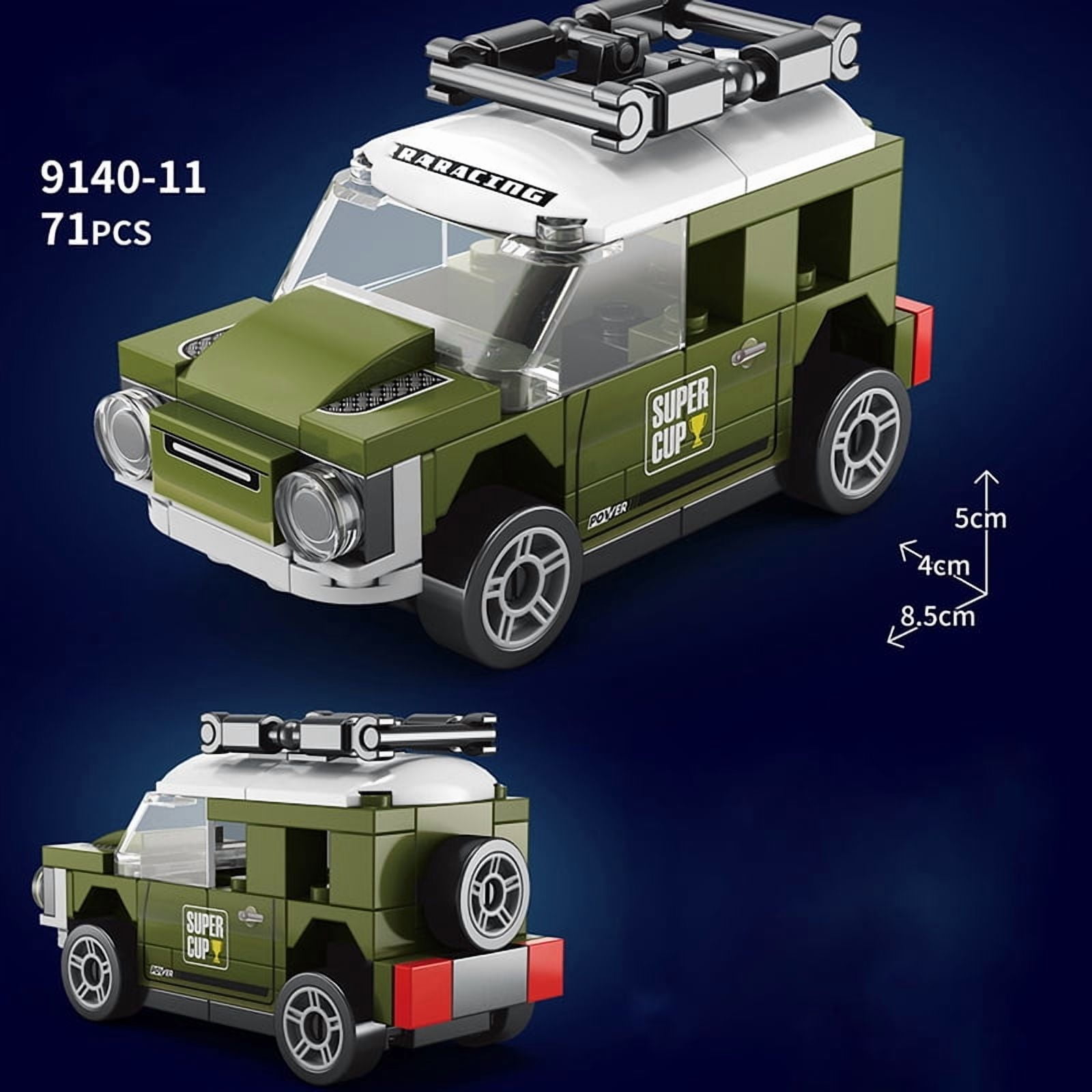 City Technique Speed Racing Car old Classic Sport Model Building Brick ...