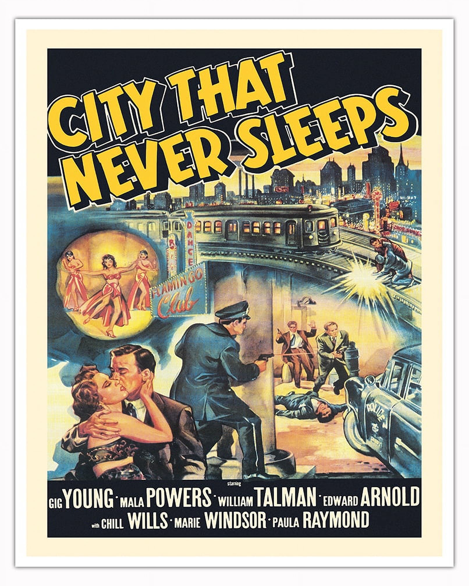 City That Never Sleeps - Starring Gig Young and Mala Powers - Vintage ...