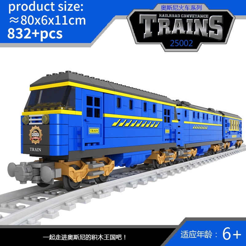 City Train Set Steam Bullet Vehicle Cargo Railway Station Model ...