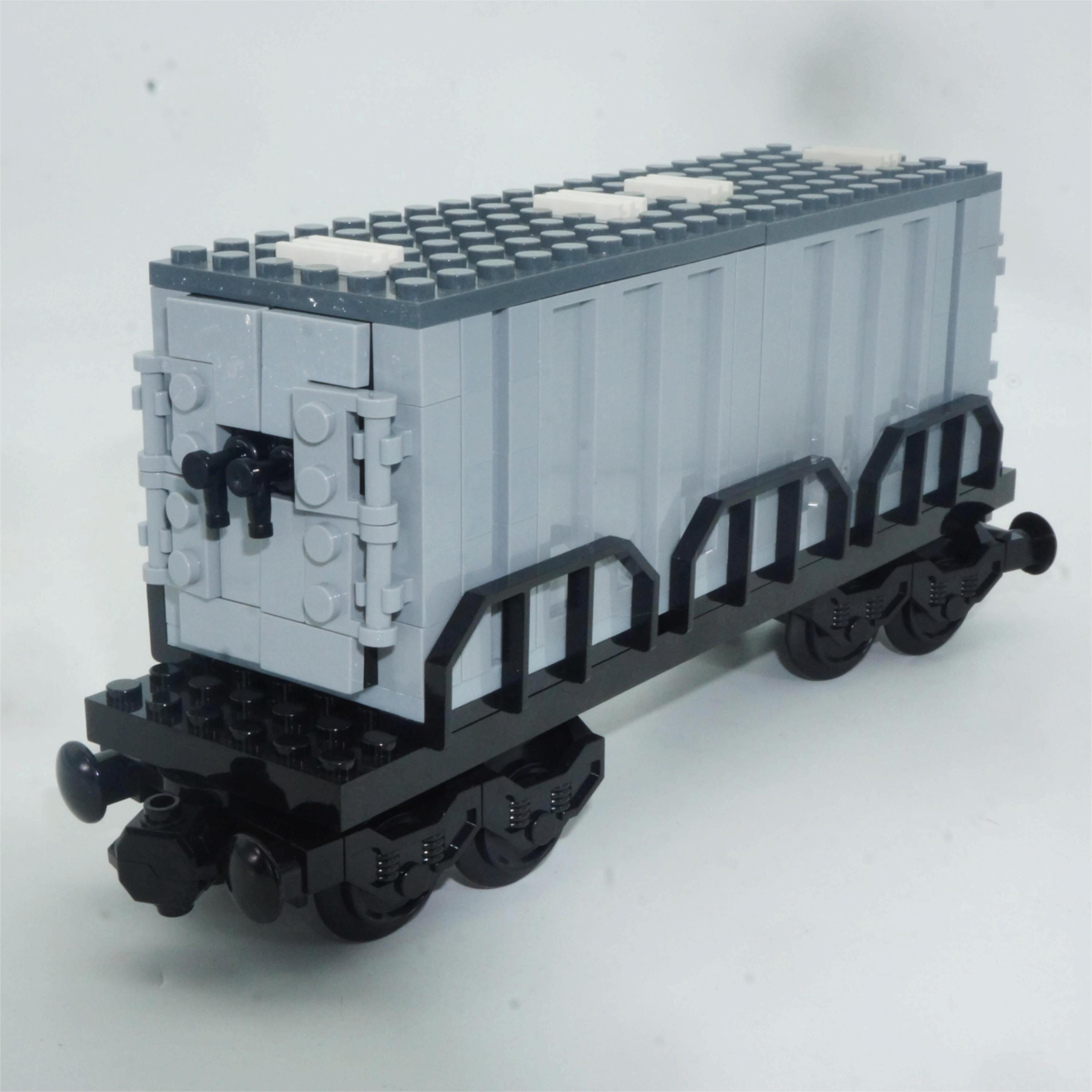 City Train Technical Building Blocks 6x24 Base Passenger Freight train ...