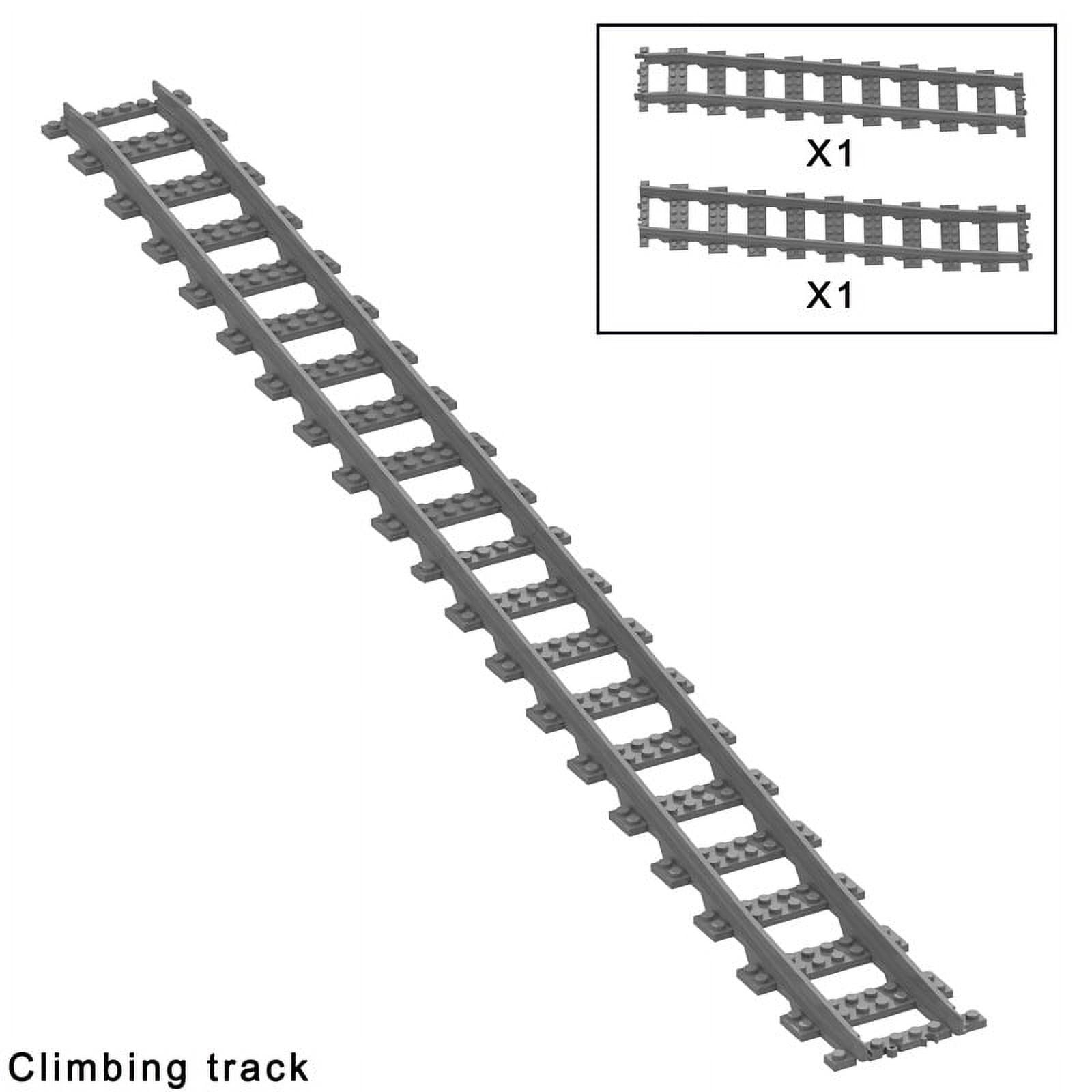 City Trains Flexible Tracks Forked Straight Curved Soft Rails Track ...