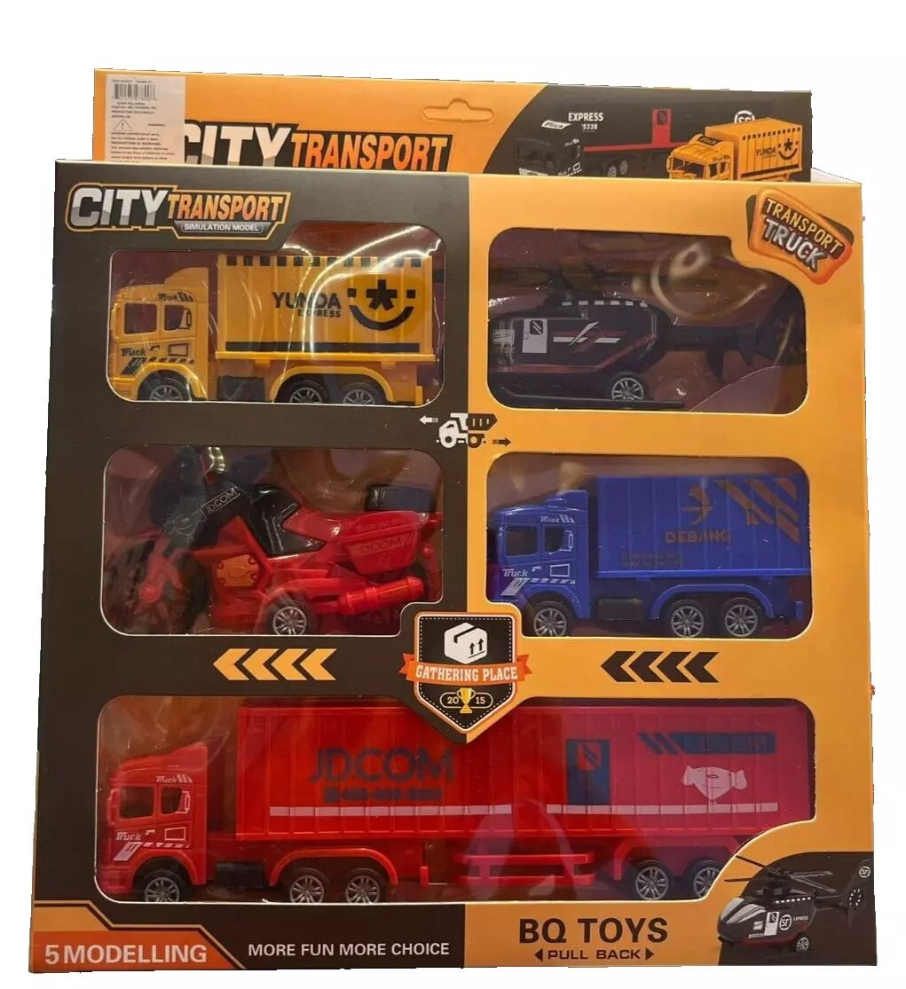 City Transport Toy for Kids | Mini Vehicle Playset | Educational & Fun ...