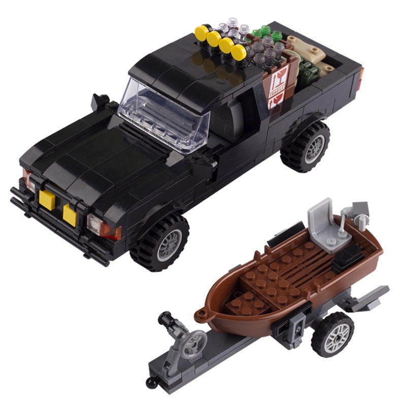 City Truck Building Blocks MOC Model Engineering Transporter Pickup ...