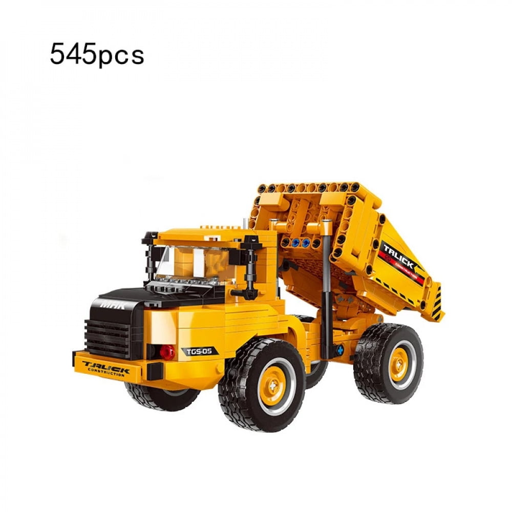 City Truck Vehicle Pickup Heavy Cargo Transport Model Building Blocks ...