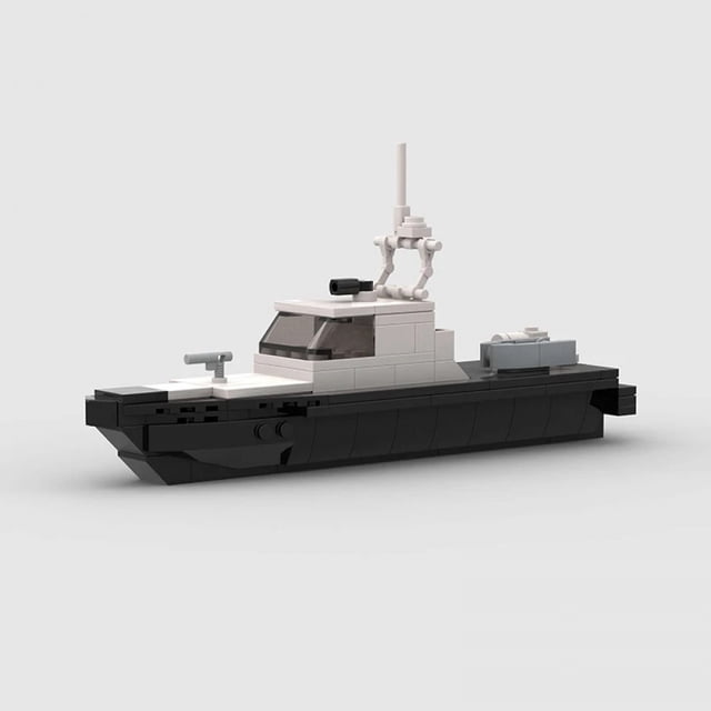 City Vehicle PT Police Interceptor Boat Building Blocks SWAT Cars ...