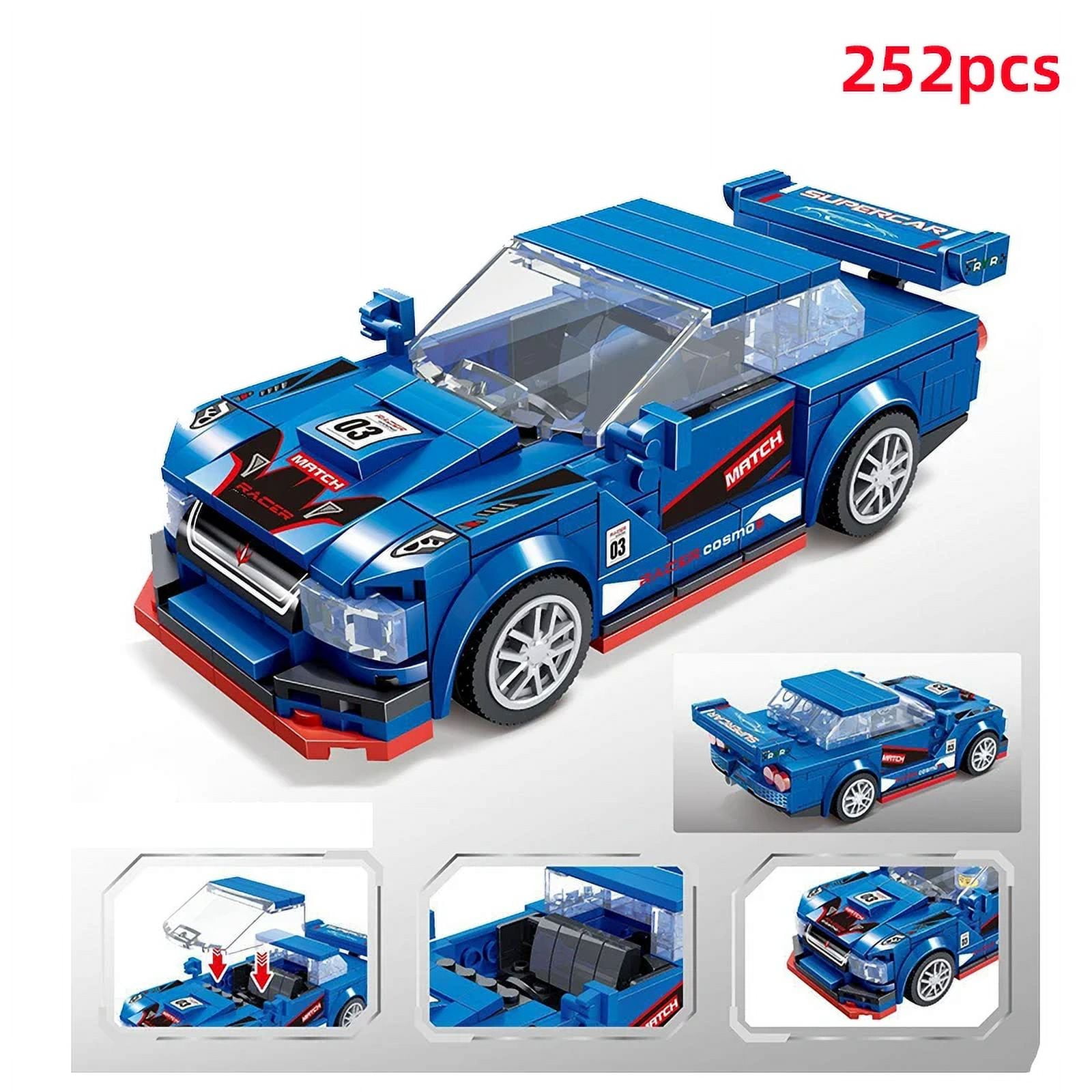 City Vehicle Speed Champion Technical Racing Car Building Blocks Racer ...