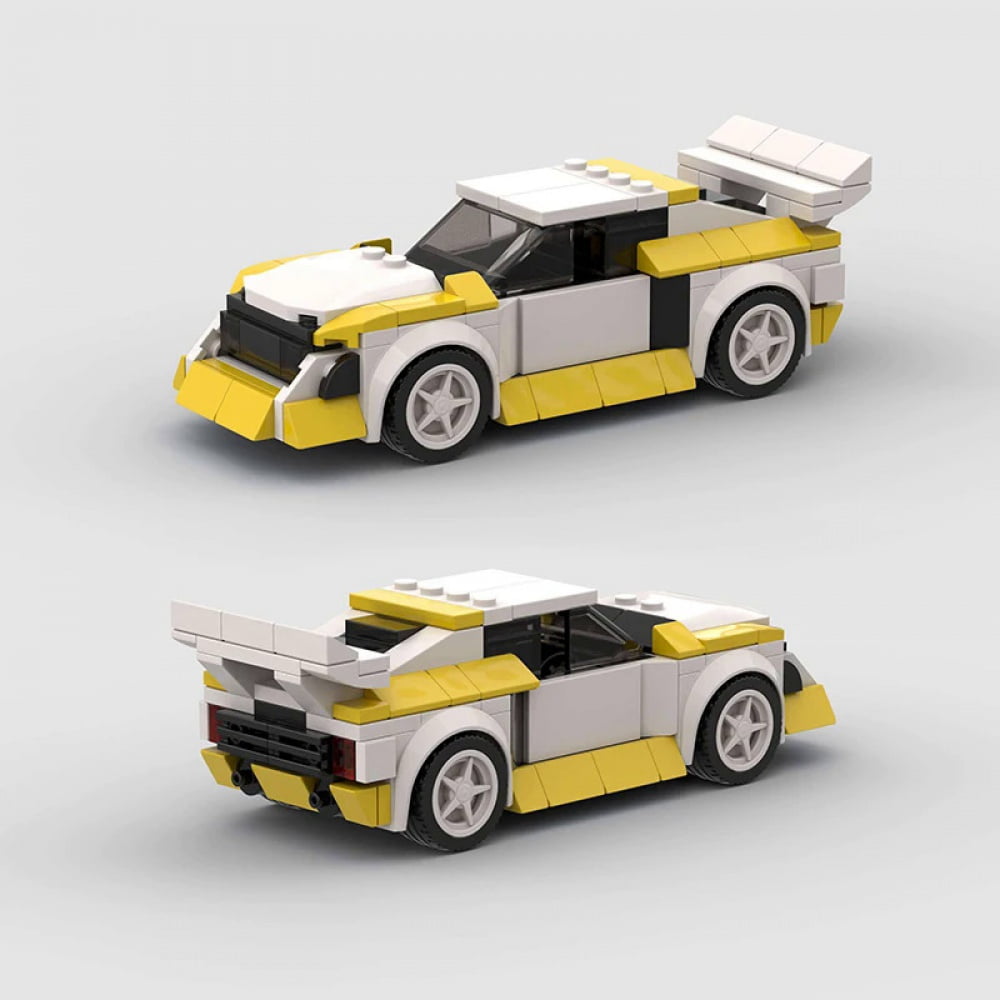 City Vehicle Speed Champions Sport S1 Car Rally MOC Building Blocks ...
