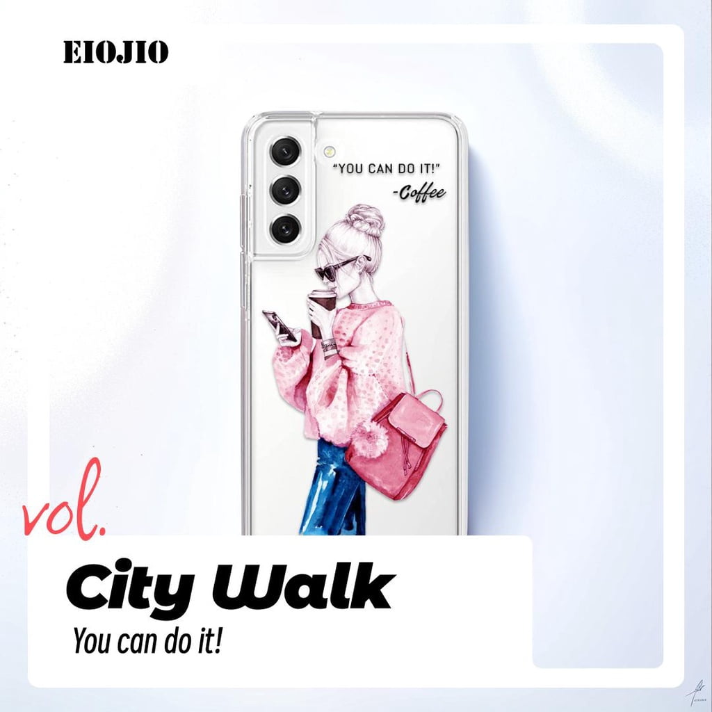 City Walk Clear Aesthetic Slim Casing for Samsung Galaxy S23 Ultra S22 ...