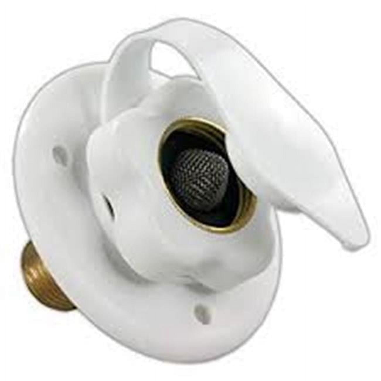 City Water Flange with 0.5 in. MPT, Polar White - Walmart.com
