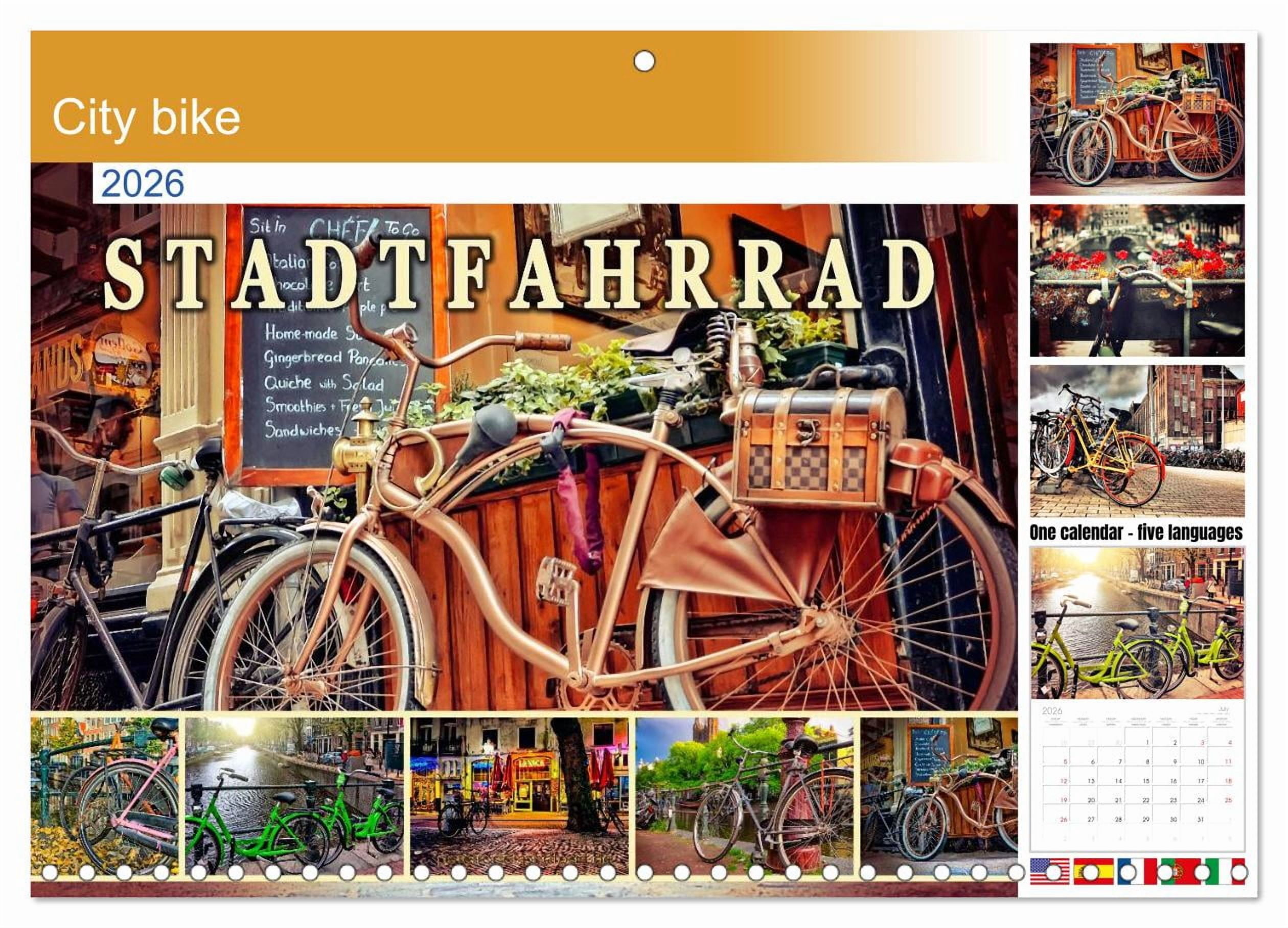 City bike (Monthly Wall Calendar 2026 11.7 x 16.5 (open)), CALVENDO 14 ...