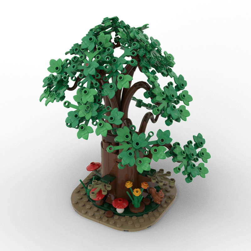 City farm MOC Parts Figures Building Blocks Set Plant Tree Leaf Flower ...