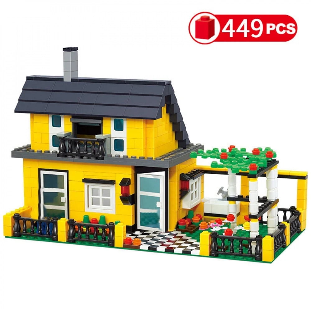 City house architecture Super Villa Cottage creative set model building ...