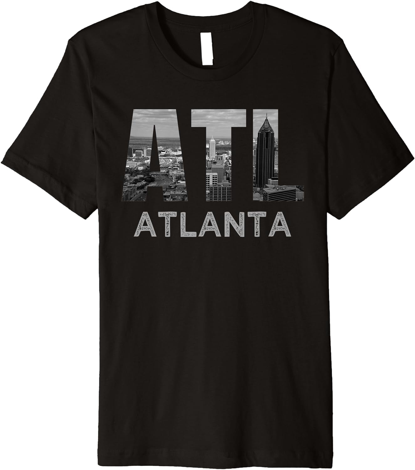 City of Atlanta Georgia Skyline Cityscape ATL T Shirt Gift - Walmart.com
