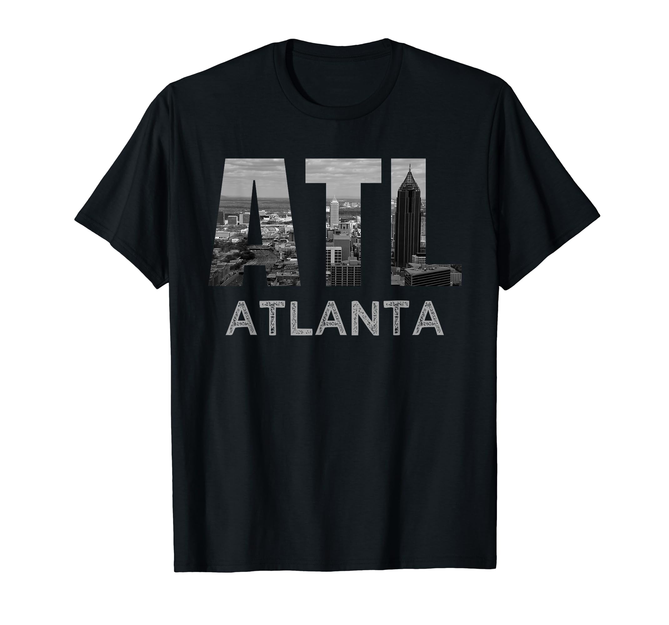 City of Atlanta Georgia Skyline Cityscape Downtown ATL Home T-Shirt ...
