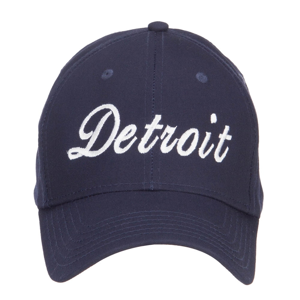 City of Detroit Embroidered Cotton Cap - Navy OSFM - Walmart.com