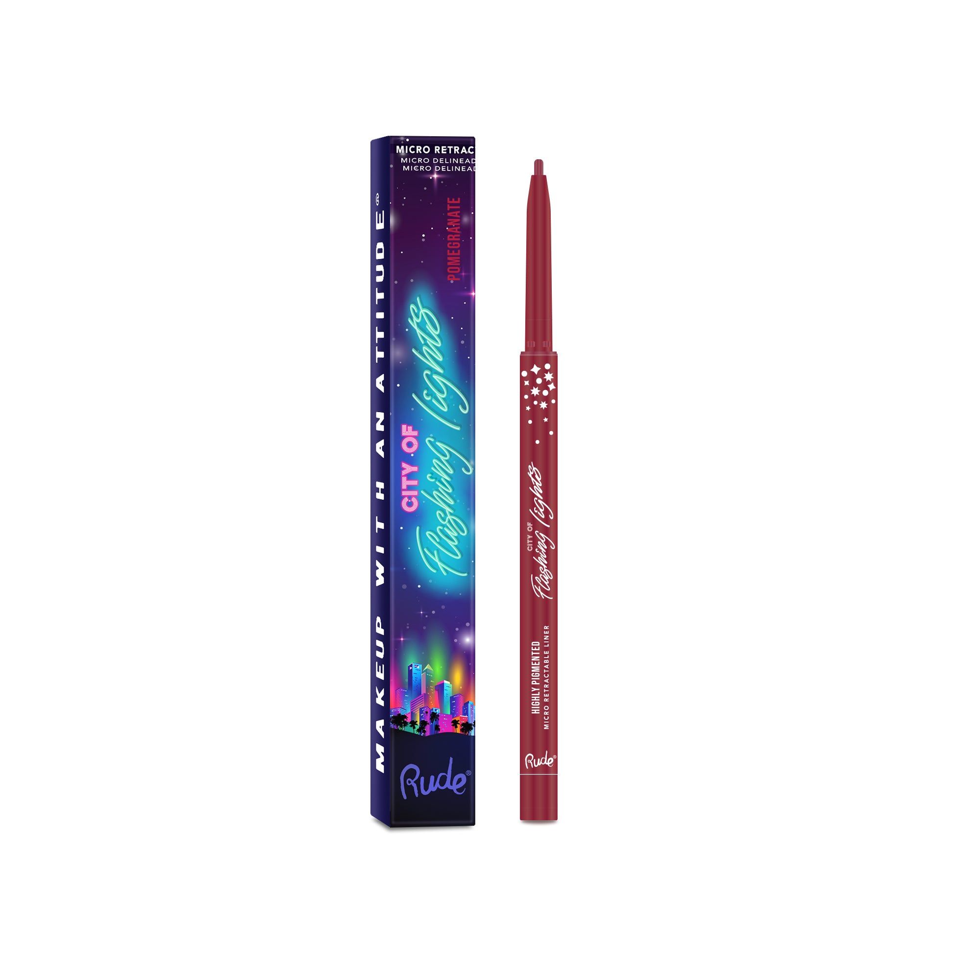 City of Flashing Lights Micro Retractable Liner - Walmart.com
