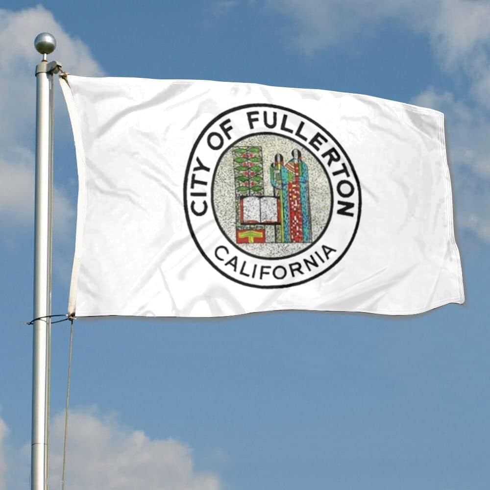 City of Fullerton flag Banner 3x5ft Vivid Color Double Stitched with 2 Brass Grommets - Walmart.com
