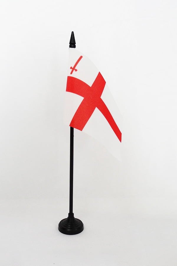 City of London Table Flag 4'' x 6'' plastic stick and base - Walmart.com