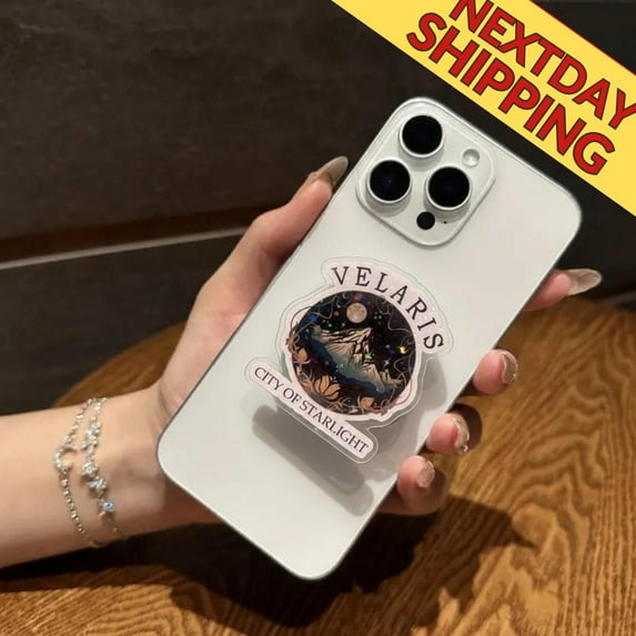 City of Starlight Phone Grip – Magical Mountain and Starry Night Design ...