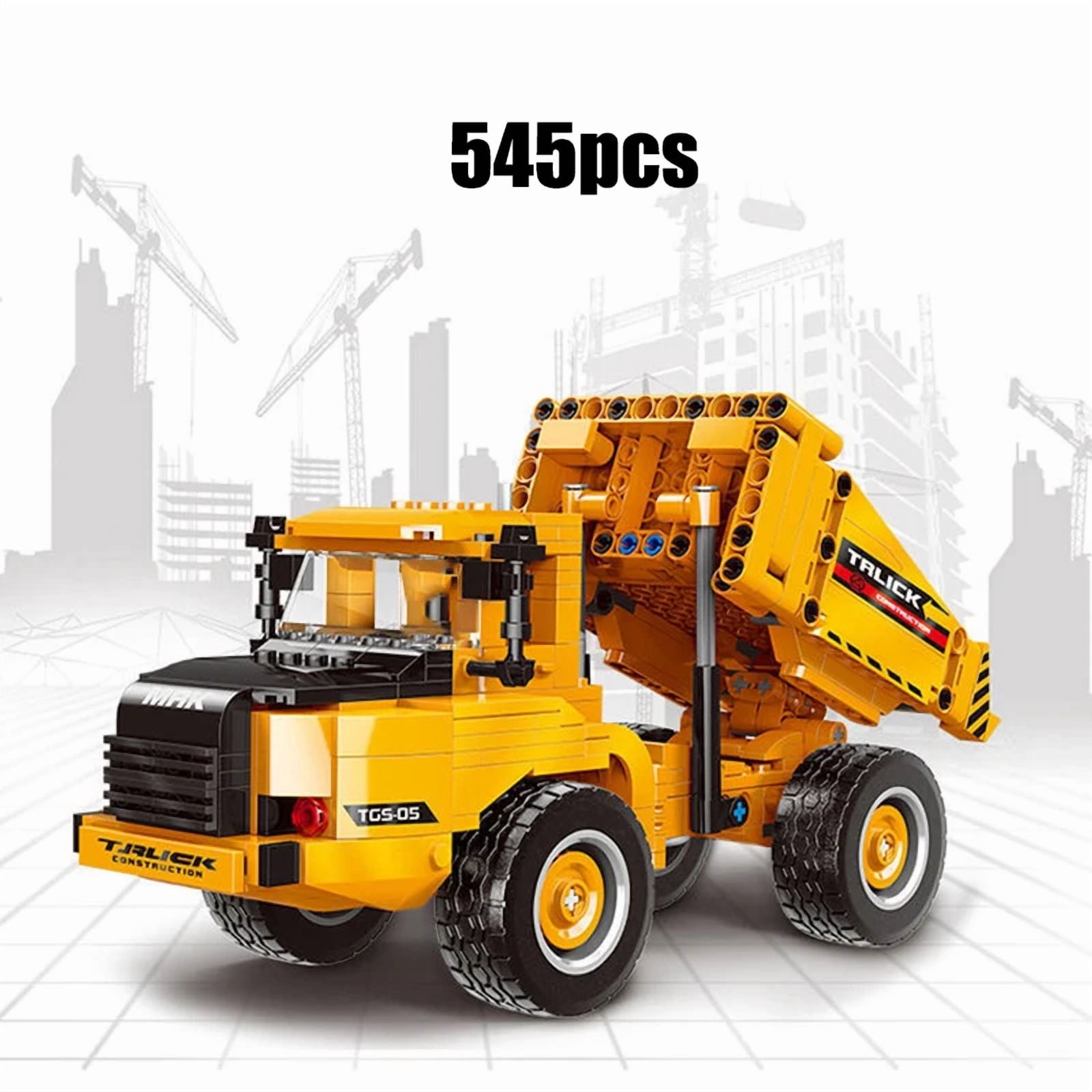 City technical WheelLoader Car Heavy Mining Truck Crane Building Blocks ...