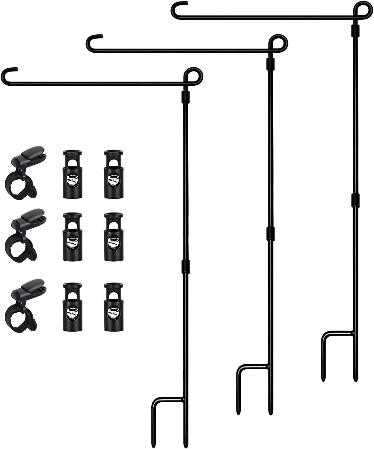 CityMart Garden Flag Stand, Premium Garden Flag Pole Holder Metal ...