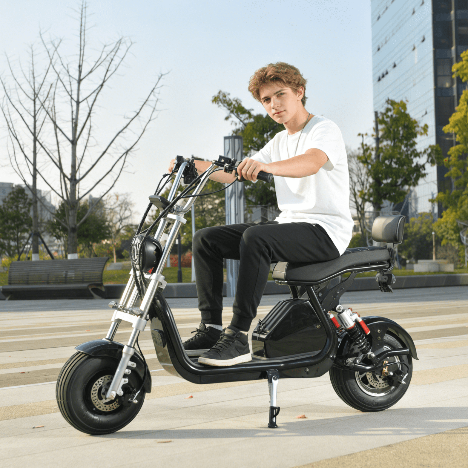 Citycoco lightweight electric motorcycle 2000W powerful motor 28MPH 15 ...