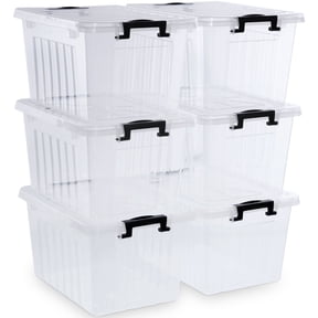 Continental Plastics Fish Tubs/Food Storage Bins 25lb 11.5" x 15.5" x 5 ...