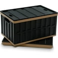 Citylife 64l Collapsible Storage Bins With Lids Plastic Storage Containers For Organizing