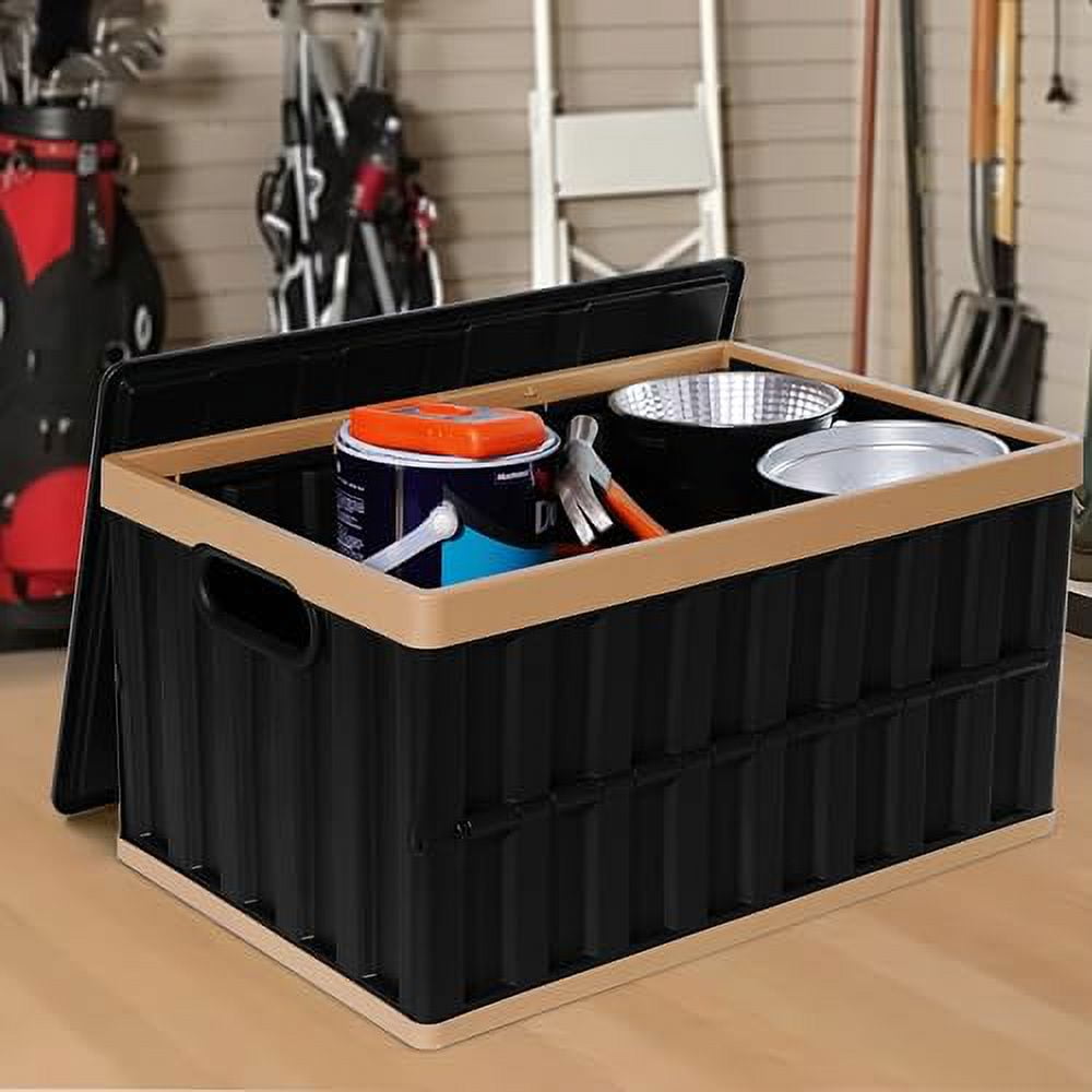 Citylife 64L Collapsible Storage Bins with Lids Plastic Storage ...