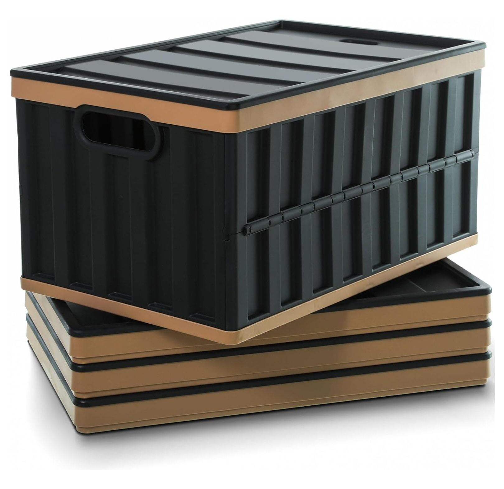 Citylife 64L Collapsible Storage Bins with Lids Plastic Storage ...