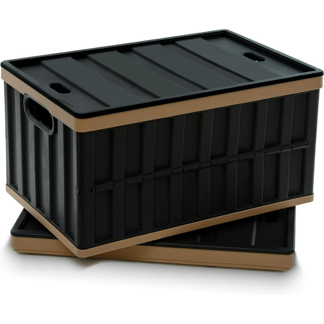 Citylife Heavy Duty Large Containers, Stackable Collapsible Storage ...