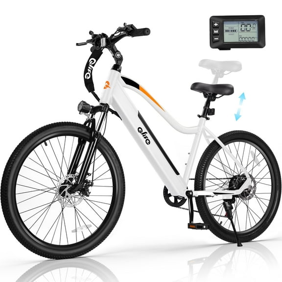 Qlife Cityone SO Electric Bike for Adults 26" Ebike,Full Suspension Peak 1200W Motor Ebikes with ...