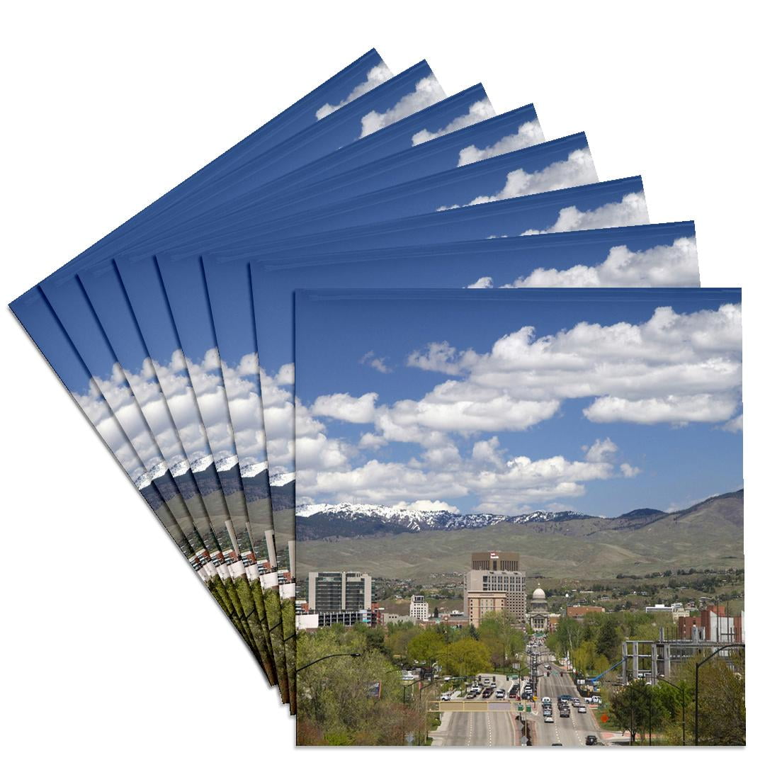 3drose, Cityscape of Boise, Idaho, Usa - Us13 Dfr1157 - David R ...