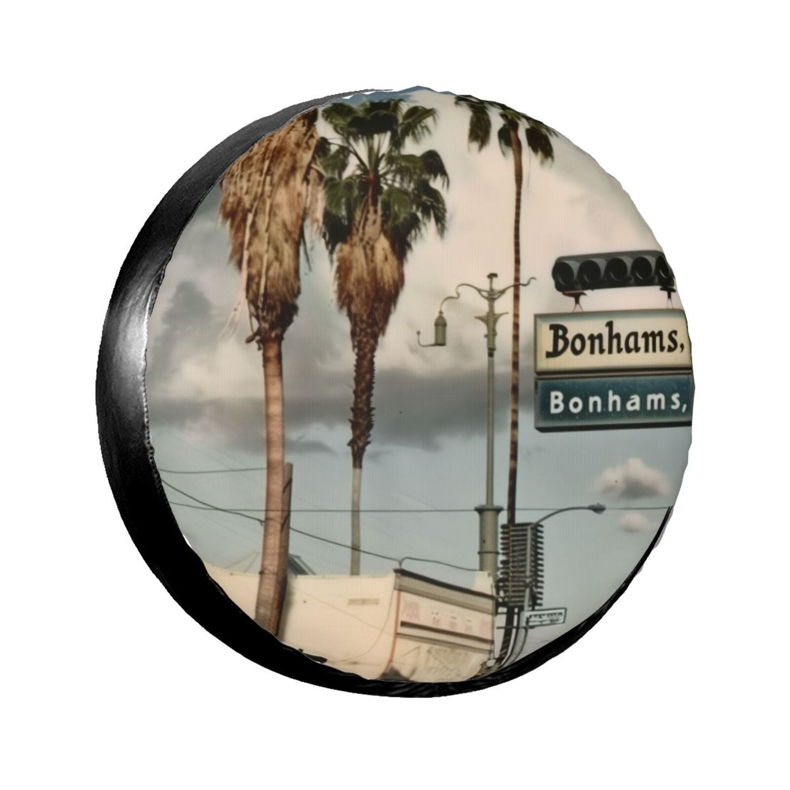 Cityscape with Trees and Bonhams The spare tire cover is suitable for ...