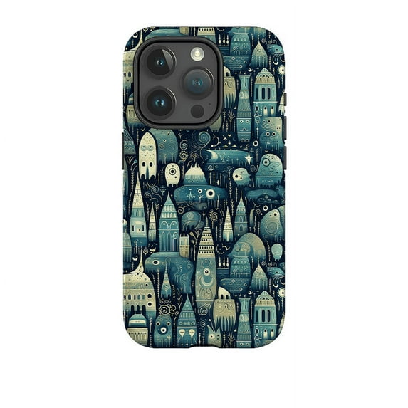 Cityscapes II Abstract Urban Phone Case for iPhone 16 15 14 13 12 11 ...