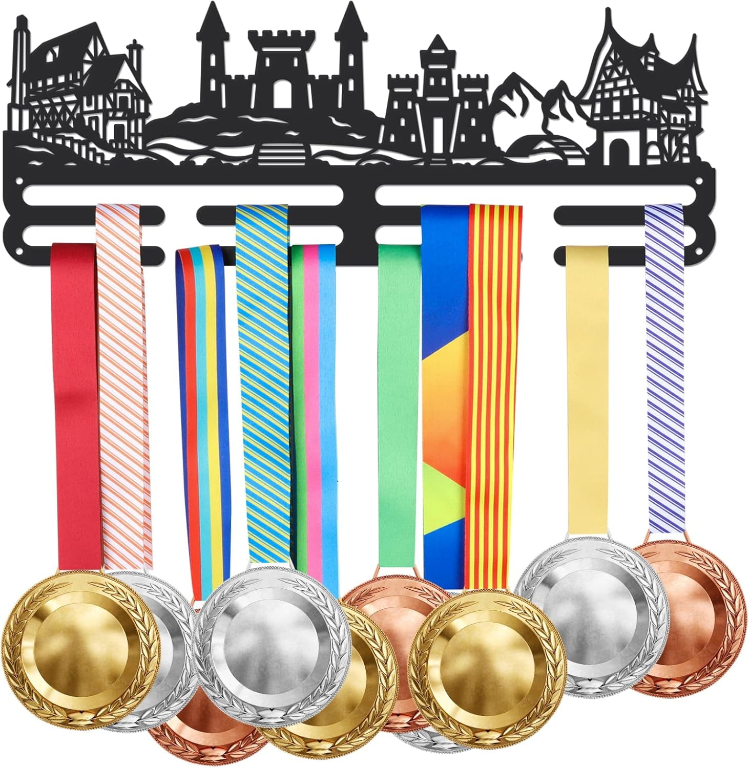 Cityscapes Medal Hanger Display Holder Middle Earth Landscape Medal ...