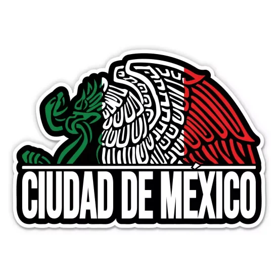 Ciudad De Mexico Mexico Mx Bandera Sticker Phone Decal Water Bottle ...