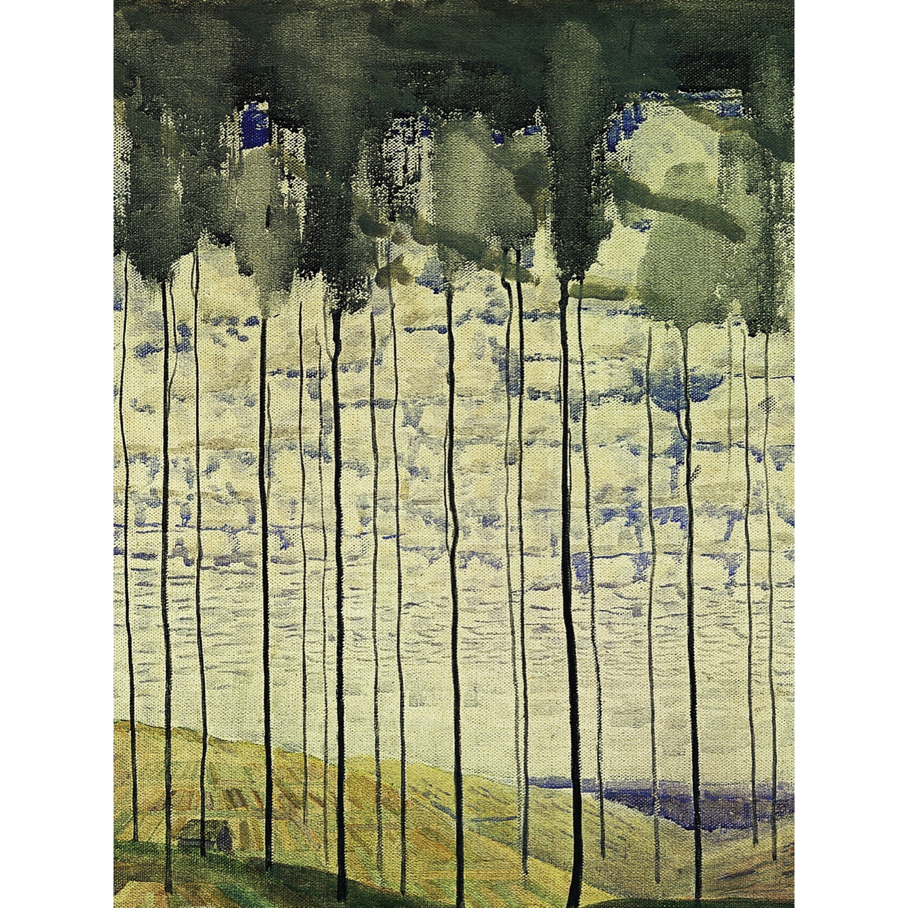Ciurlionis Summer Symbolist Landscape Painting Extra Large Art Print ...