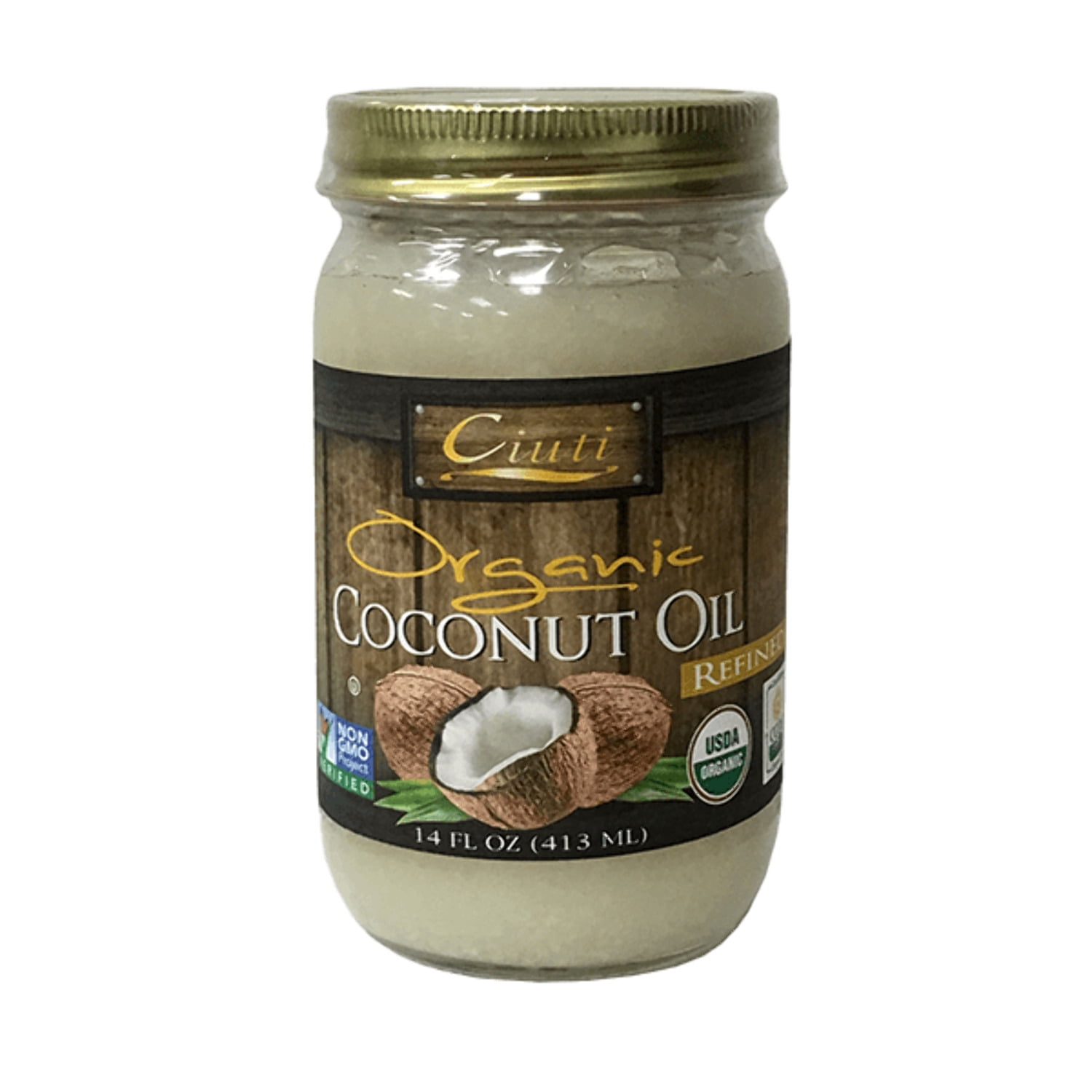 Ciuti Organic Refined Coconut Oil 14 oz - Walmart Business Supplies