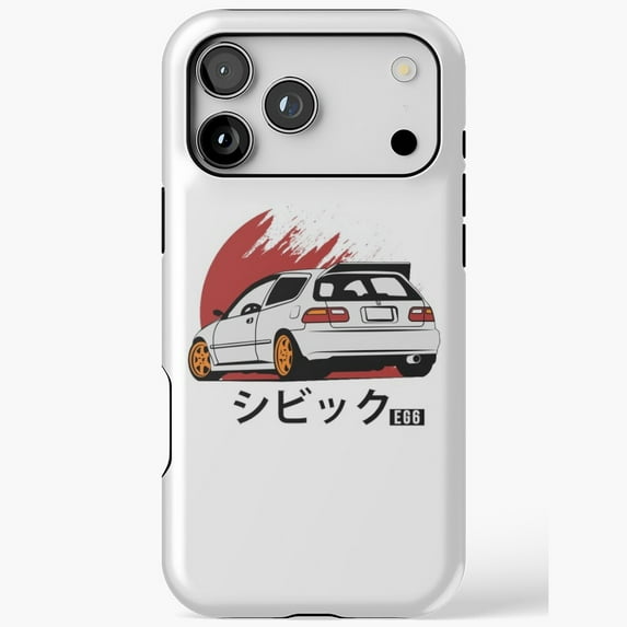 Civic EG6 Hatchback JDM Art iPhone Case 17 through 11 Pro Max - Walmart.com