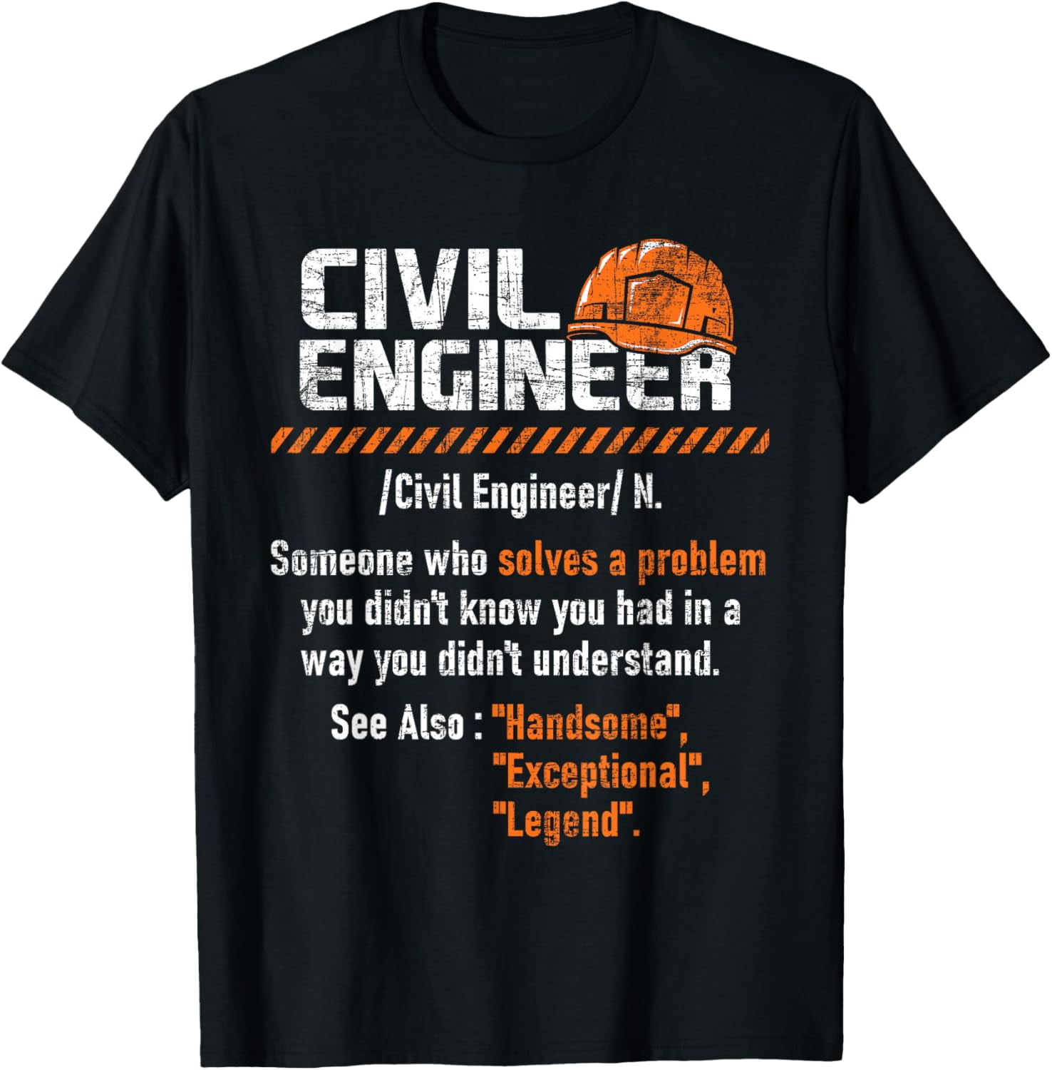 Civil Engineer - Bridge Builder Bridges Construction T-Shirt - Walmart.com