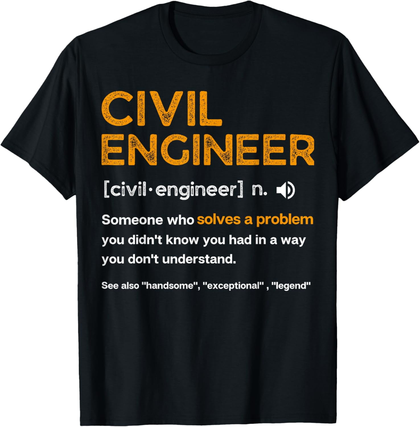 Civil Engineer Funny Definition Engineering T-Shirt - Walmart.com